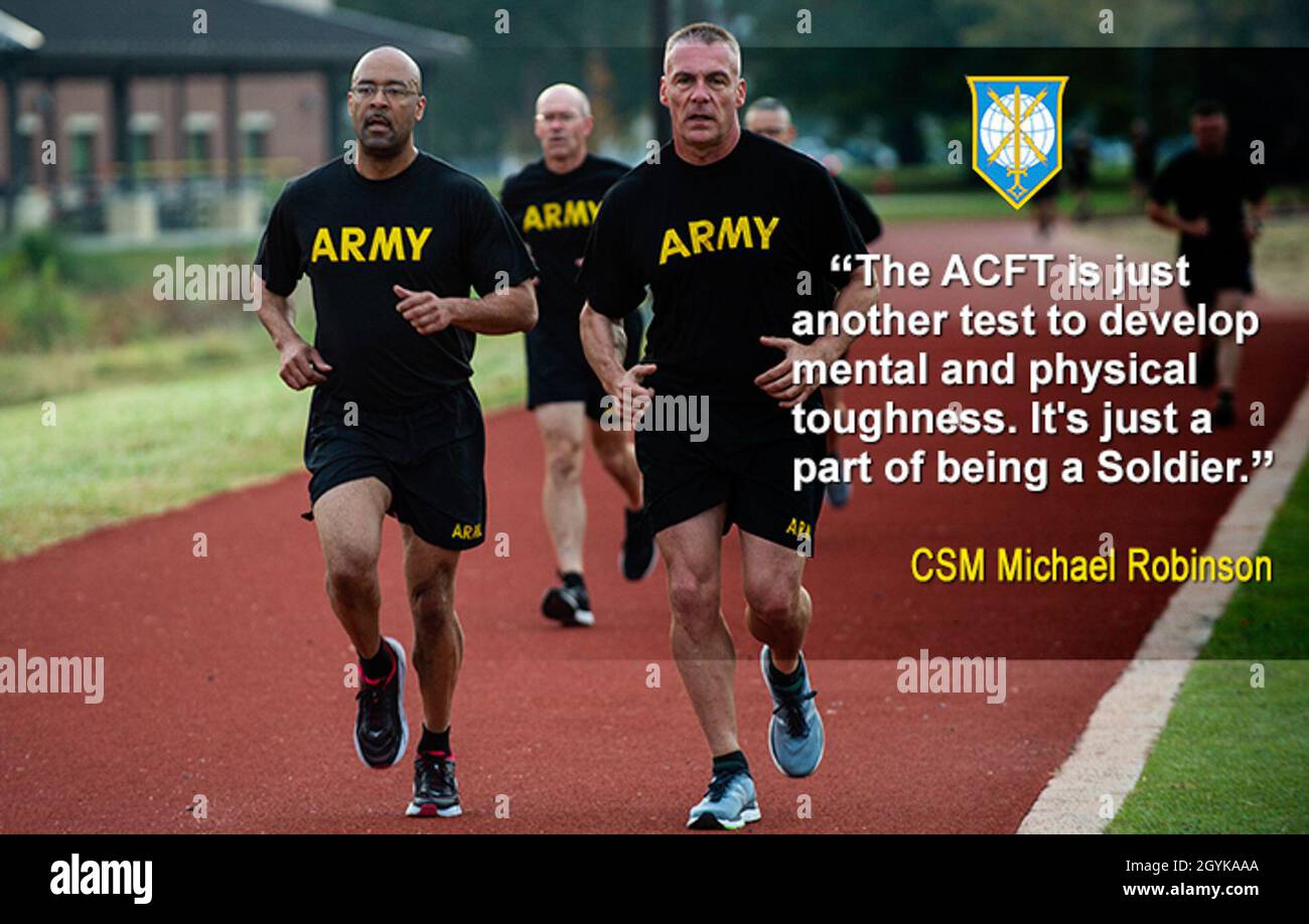 "The ACFT is just another test to develop mental and physical ...