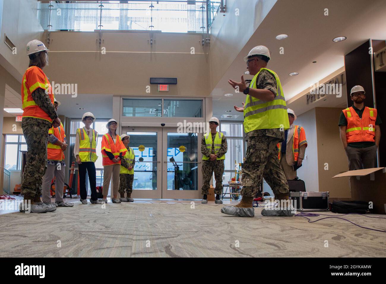 Mrs. Robyn Modly, wife of Acting Secretary of the Navy, the Honorable ...