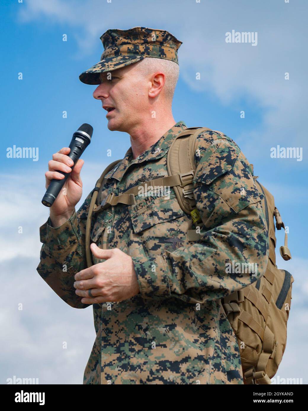 U.S. Marine Corps Col. Vincent J. Ciuccolli, commanding officer of ...