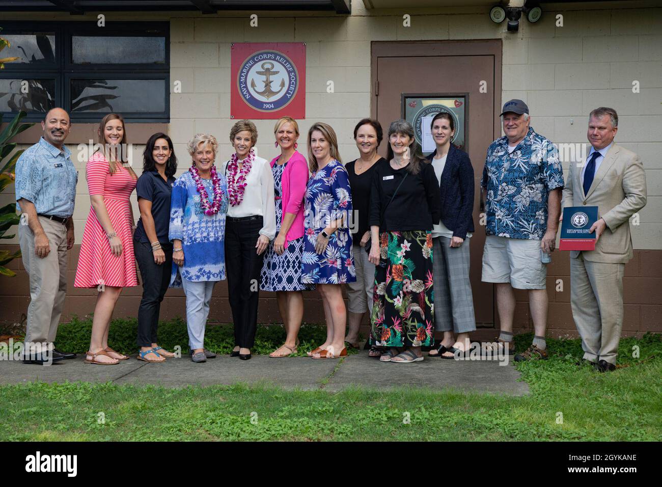 Mrs. Robyn Modly, wife of Acting Secretary of the Navy, the Honorable ...