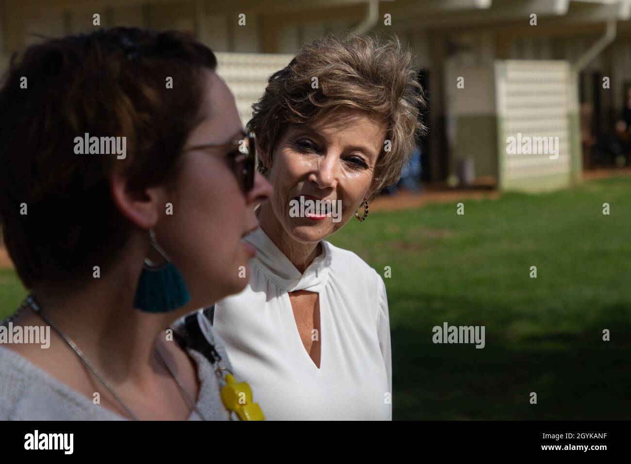 Mrs. Robyn Modly, wife of Acting Secretary of the Navy, the Honorable ...