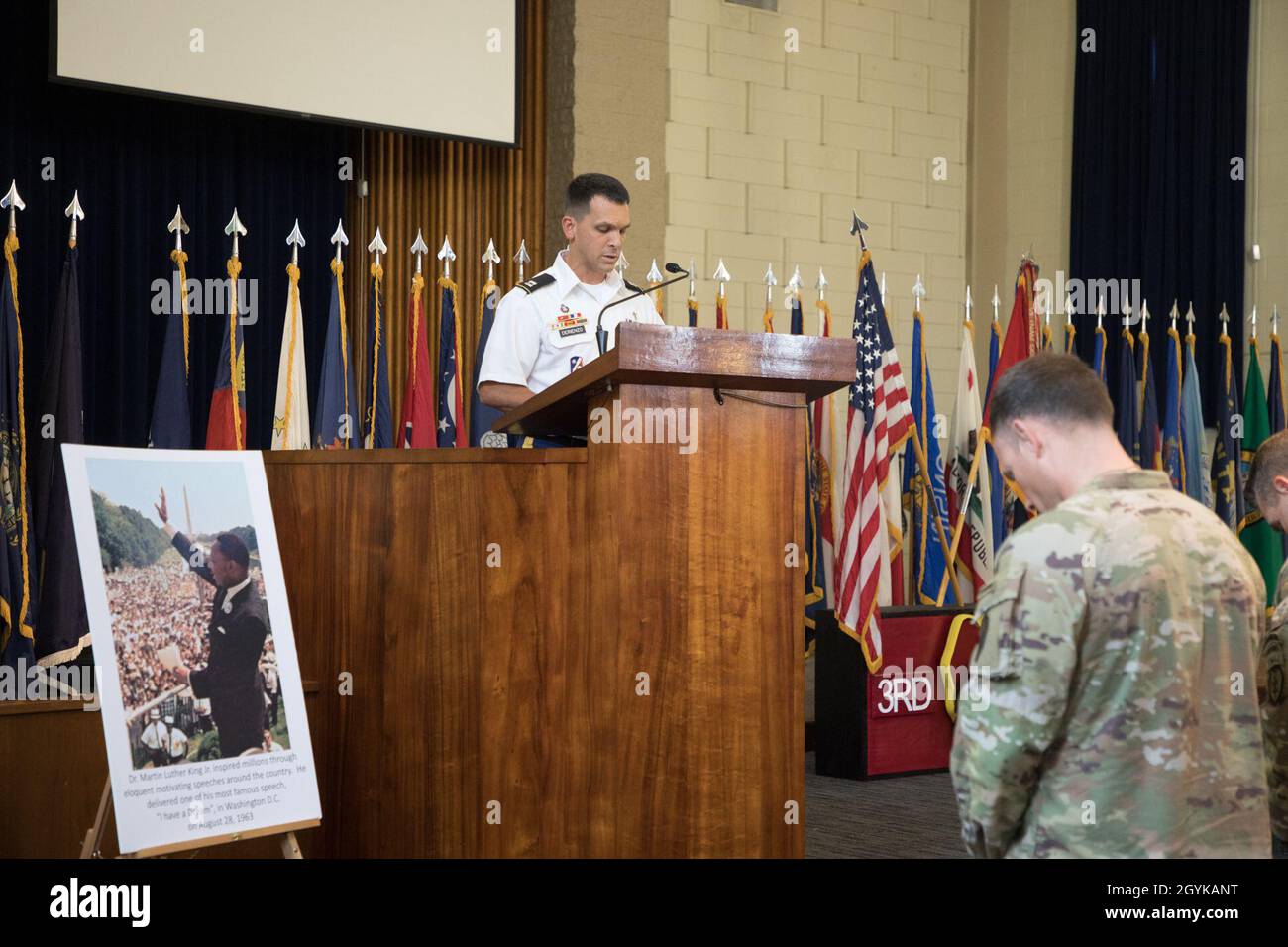 Capt. David Derienzo, the chaplain for the 325th Brigade Support ...