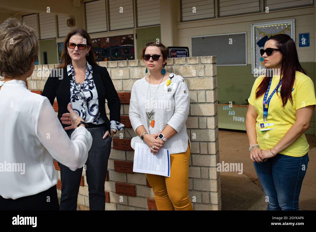 Mrs. Robyn Modly, wife of Acting Secretary of the Navy, the Honorable ...