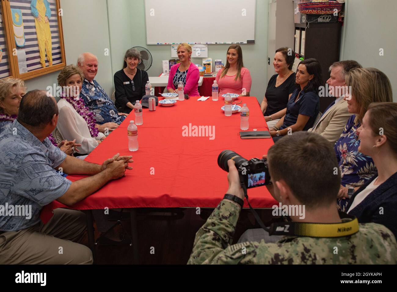 Mrs. Robyn Modly, wife of Acting Secretary of the Navy, the Honorable ...