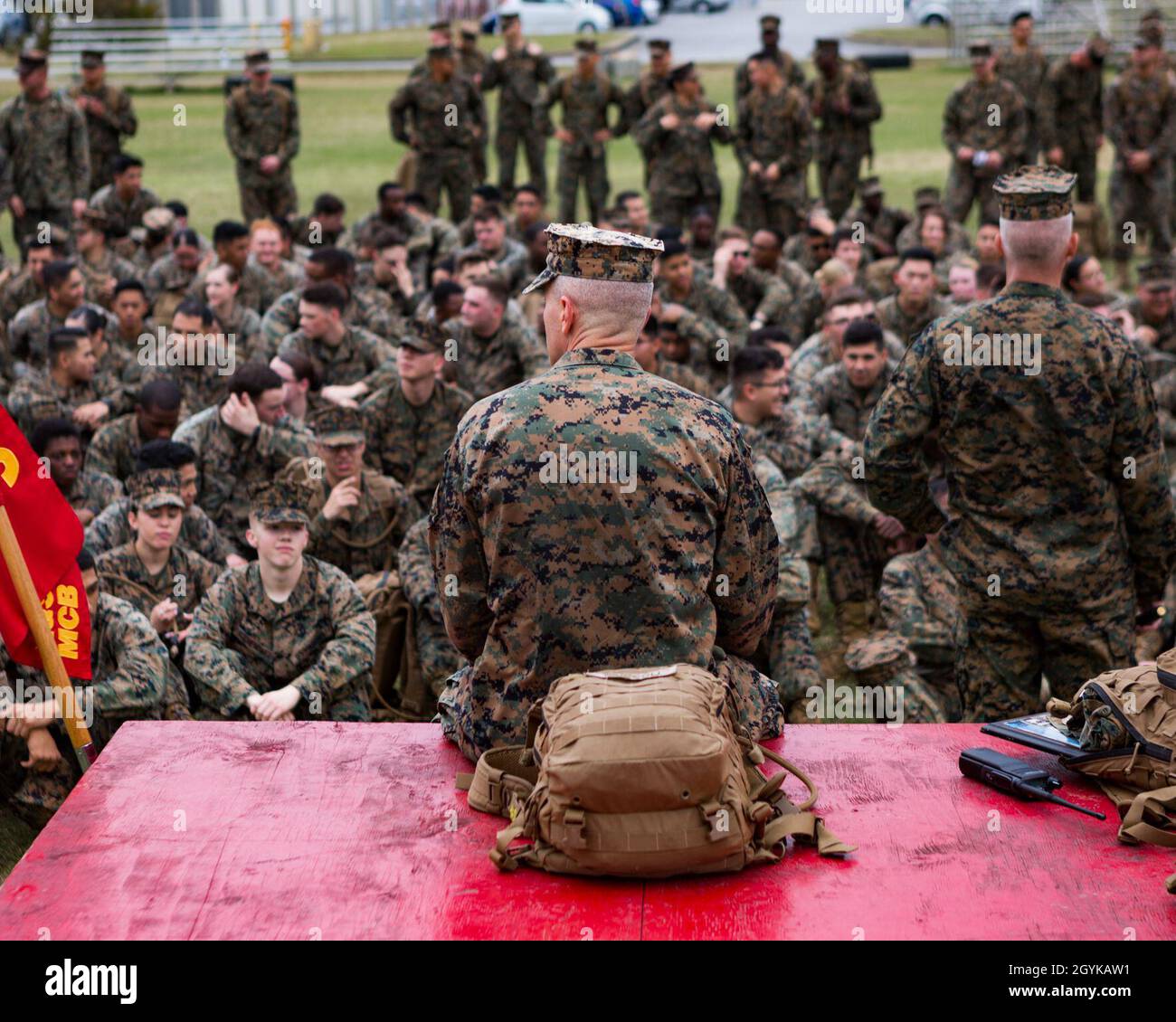 U.S. Marine Corps Col. Vincent J. Ciuccolli, commanding officer of ...