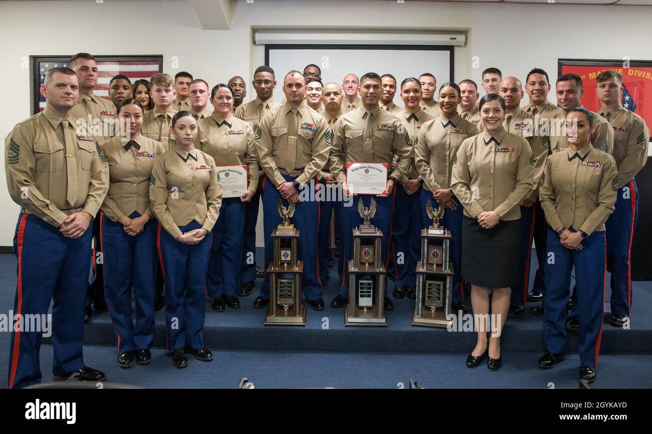 U.S. Marine Corps career planners with 1st Marine Division (1st MarDiv ...