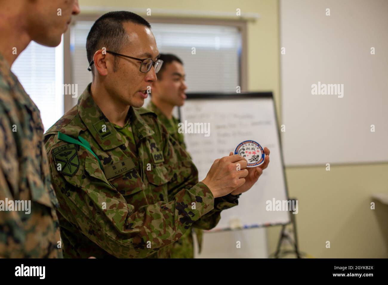 Japan Ground Self Defense Force 1st Lt. Kei Kato, with Amphibious Rapid ...