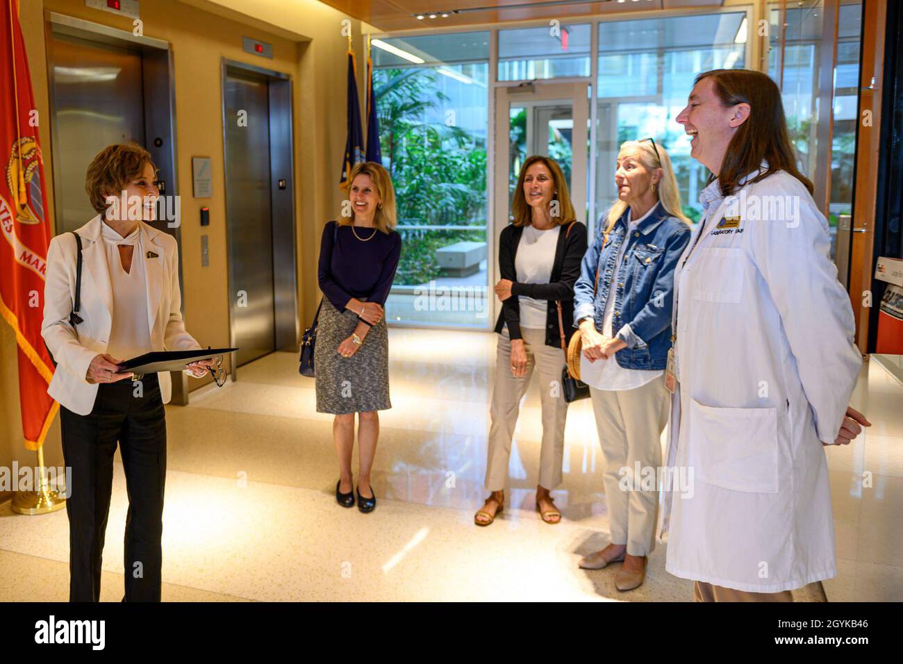 200116-N-PM193-1117 PEARL HARBOR (Jan. 16, 2020) Mrs. Robyn Modly, left ...