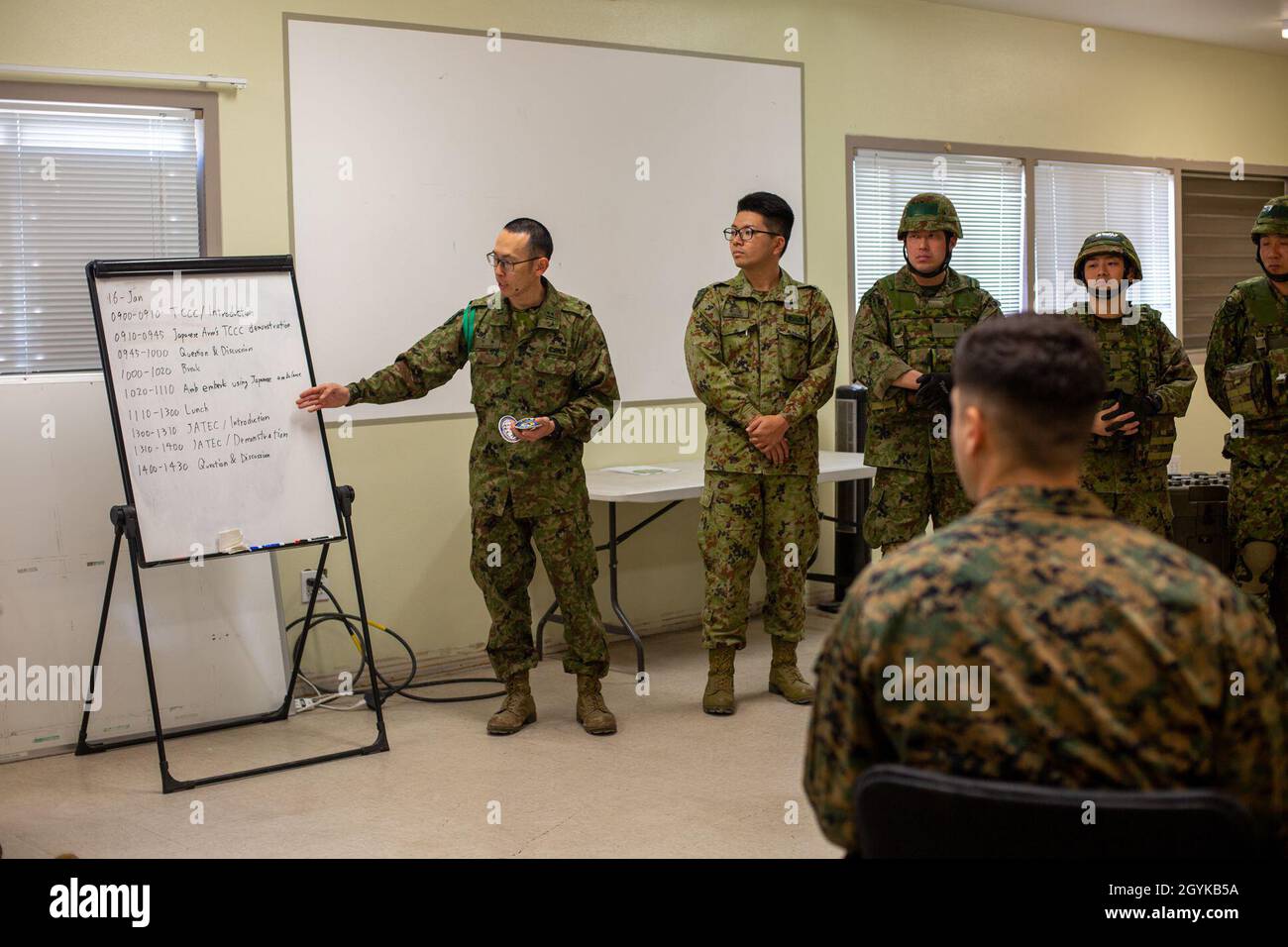 Japan Ground Self-Defense Force 1st Lt. Kei Kato, with Amphibious Rapid ...