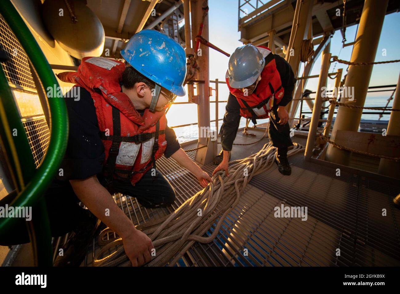 200116-N-SL179-1005 RED SEA (Jan. 16, 2020) - Seaman Bido Horiuchi and ...