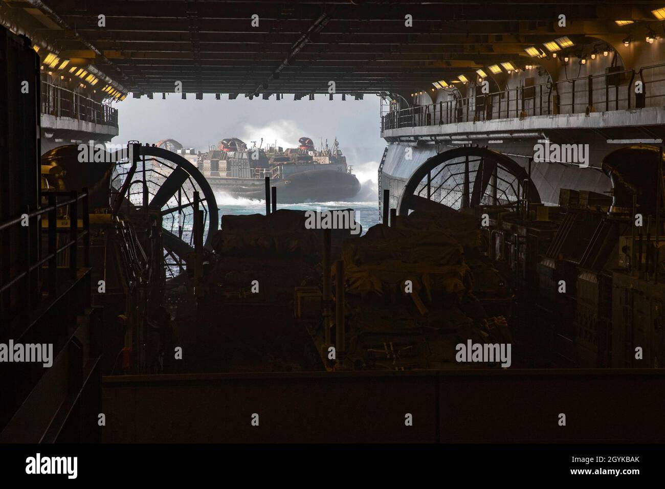 200116-N-MY922-1033 RED SEA (Jan. 16, 2020) - A landing craft, air ...