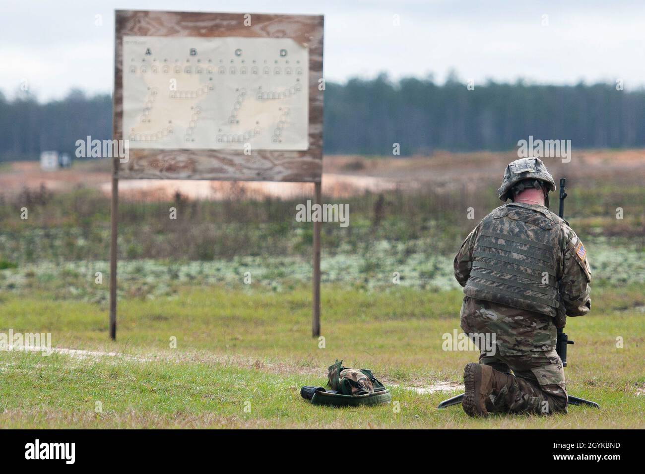 A Georgia Army National Guardsman with the Tifton-based, 110th Combat ...