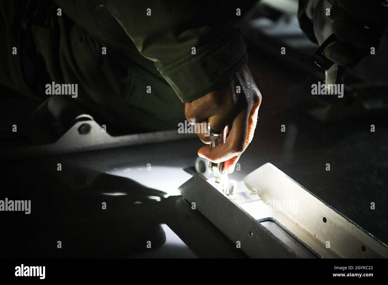 Master Sgt. Mark Smith, 351st Air Refueling Squadron boom operator ...