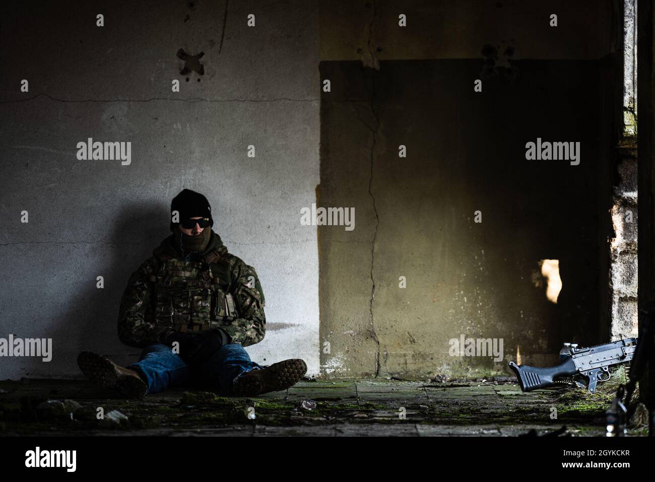 U.S. Air Force Airman First Class Justin LeClear, 86th Security Forces ...