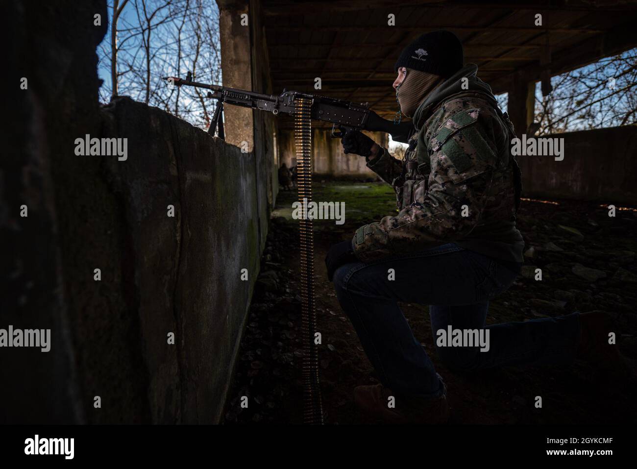 U.S. Air Force Airman First Class Justin LeClear, 86th Security Forces ...