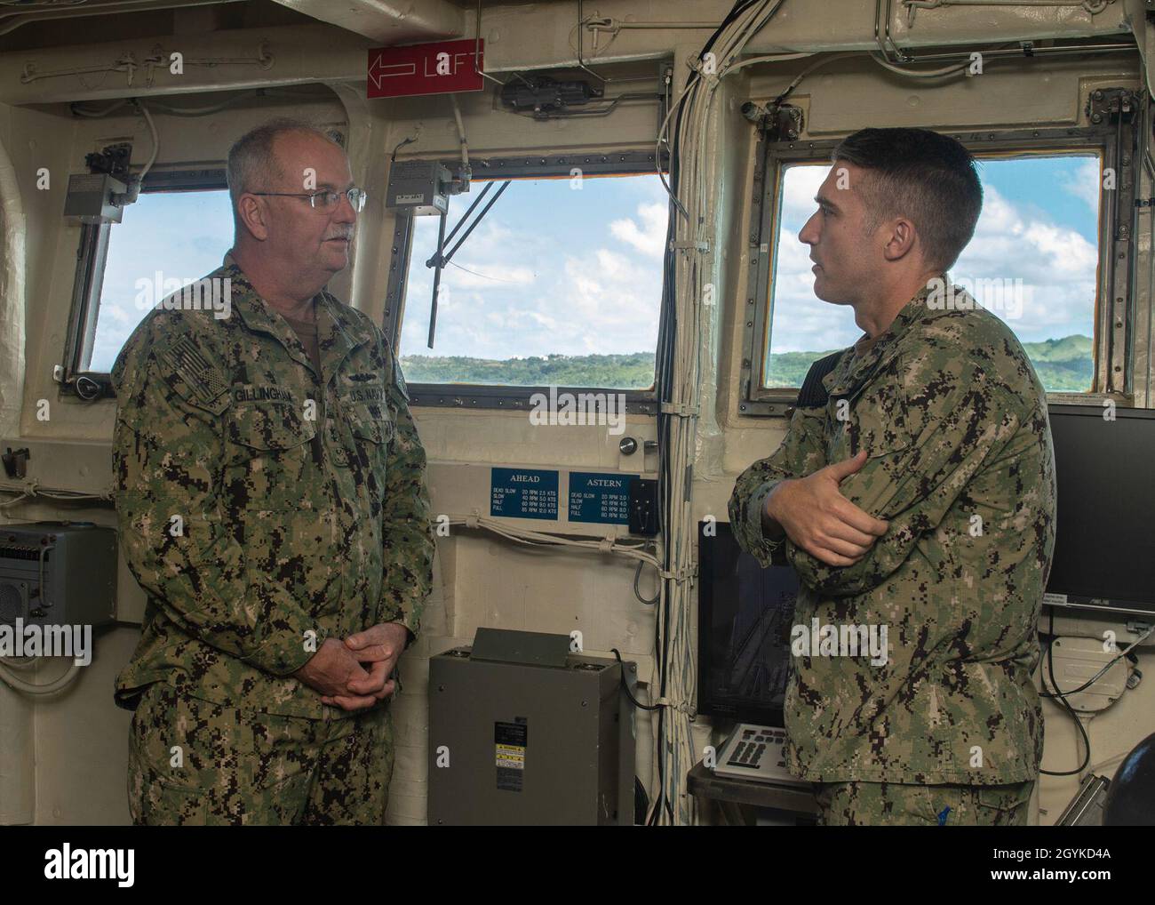 POLARIS POINT, Guam (Jan. 17, 2019) – Rear Adm. Bruce Gillingham, Navy ...