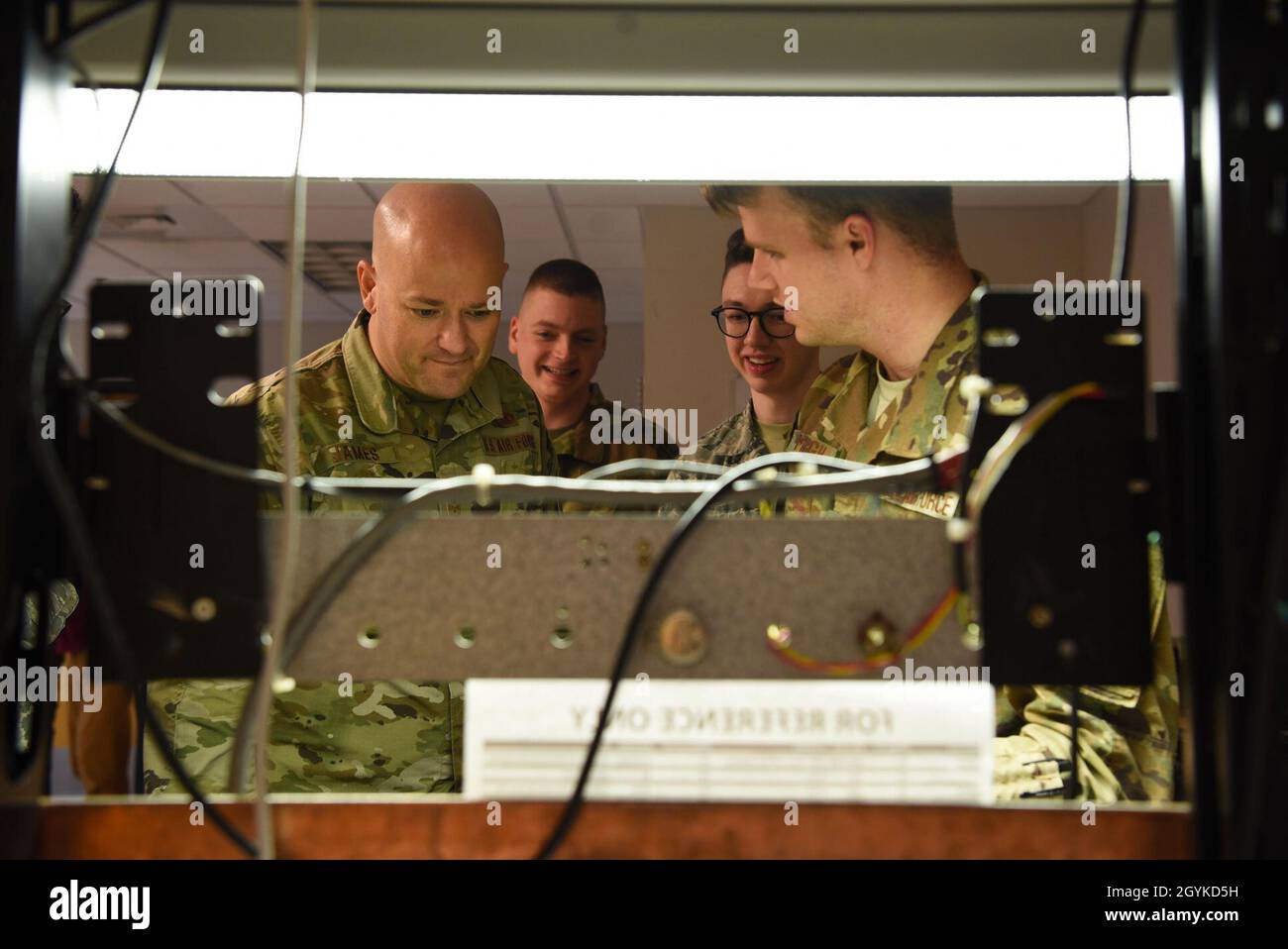 Chief Master Sgt. Trevor James, 14th Flying Training Wing command chief ...