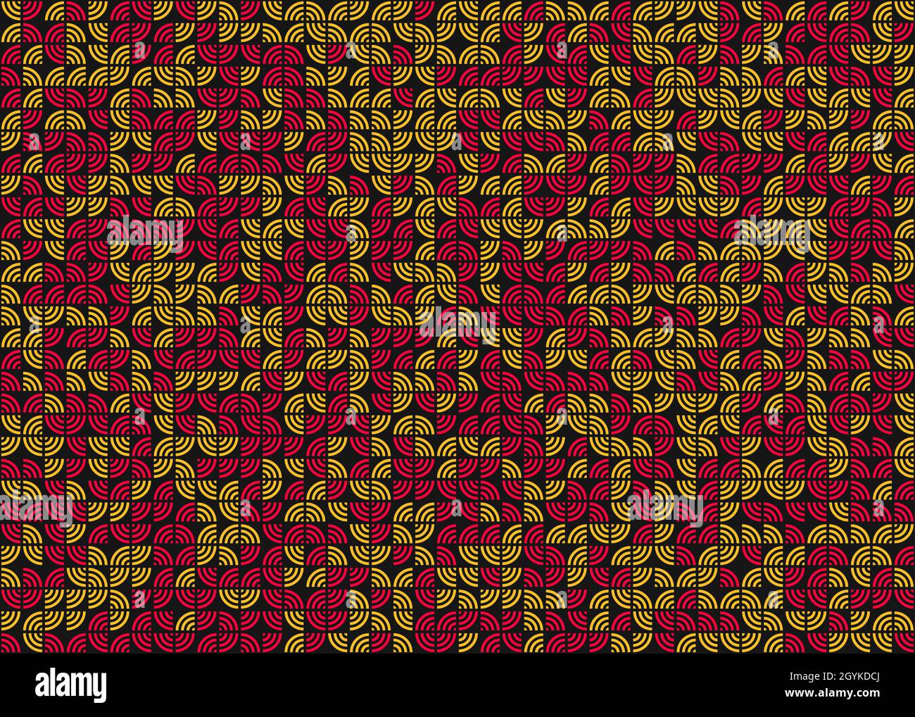 Abstract Geometrical generative computational art illustration Stock ...