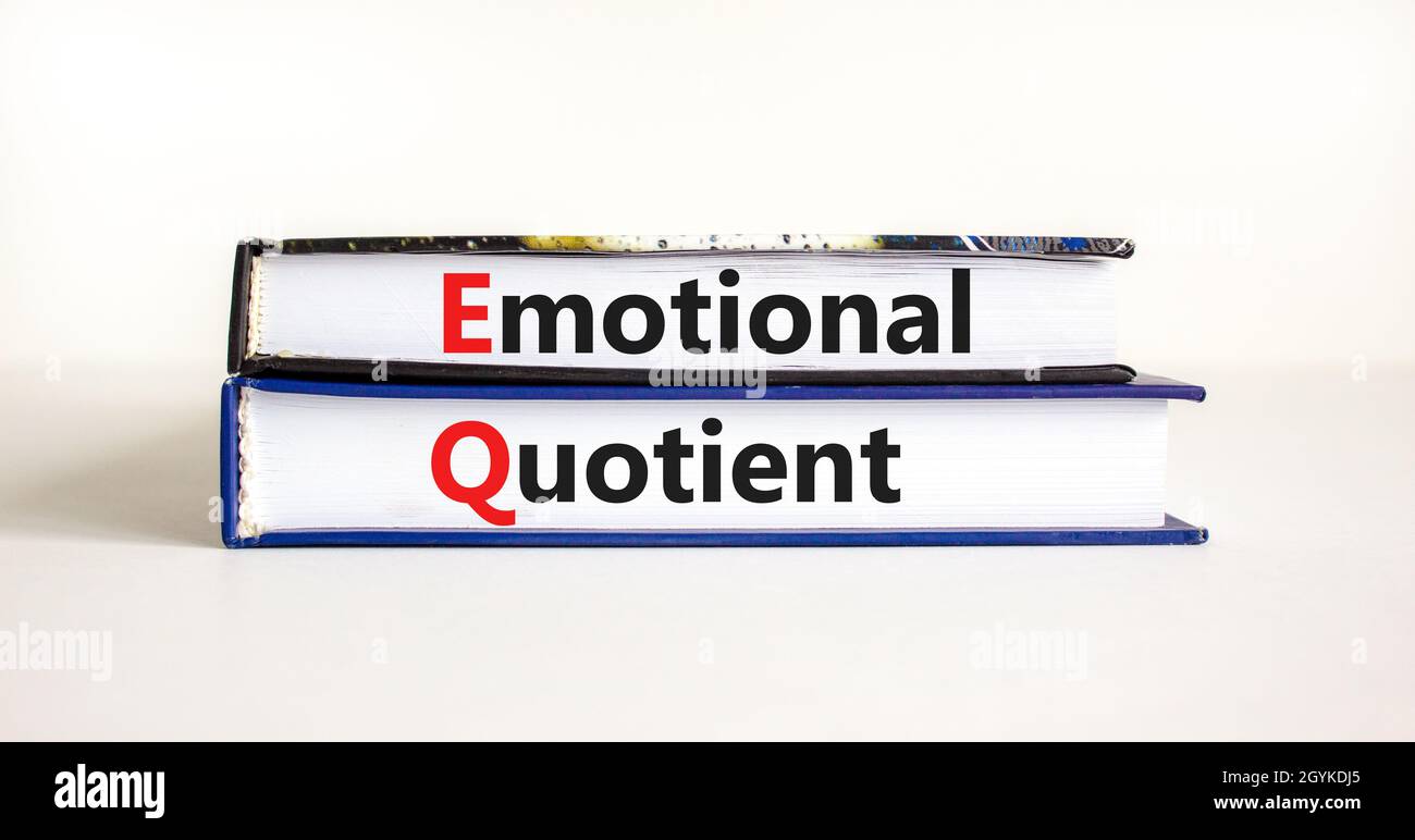 EQ emotional quotient symbol. Concept words 'EQ emotional quotient' on ...
