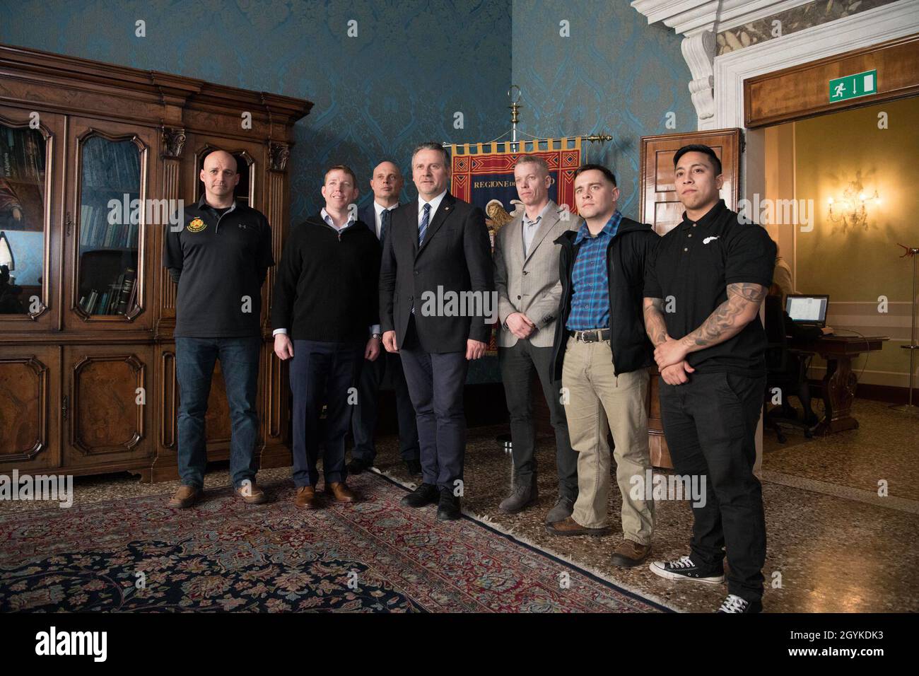 Roberto Ciambetti, chairman of the Veneto Region Council met with the U ...