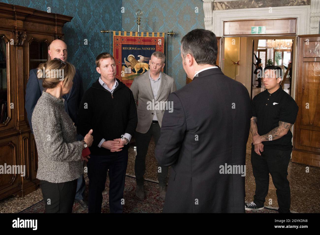 Roberto Ciambetti, chairman of the Veneto Region Council met with the U ...