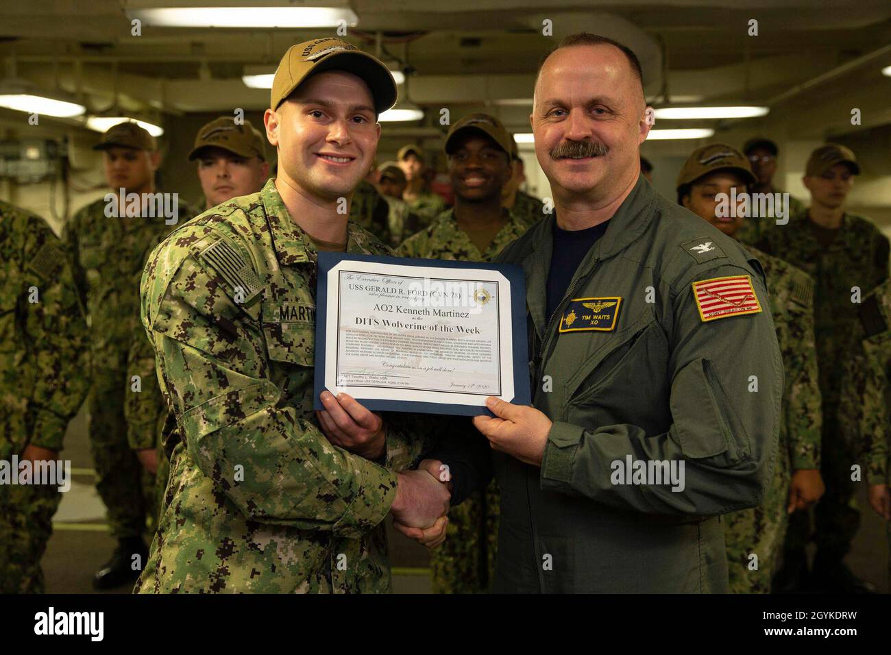 ATLANTIC OCEAN (Jan. 17, 2020) Aviation Ordnanceman 2nd Class Kenneth ...