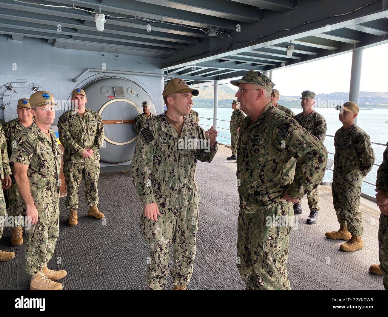 USS FRANK CABLE, Guam (Jan 17, 2020) The Commanding Officer of USS ...