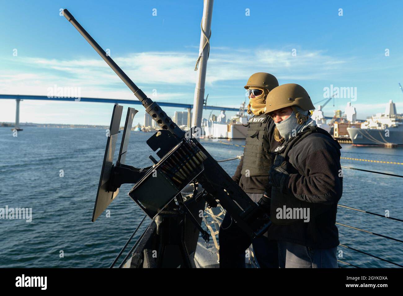 SAN DIEGO (Jan. 17, 2020) Gunner’s Mate 3rd Class Josh Watts, from ...