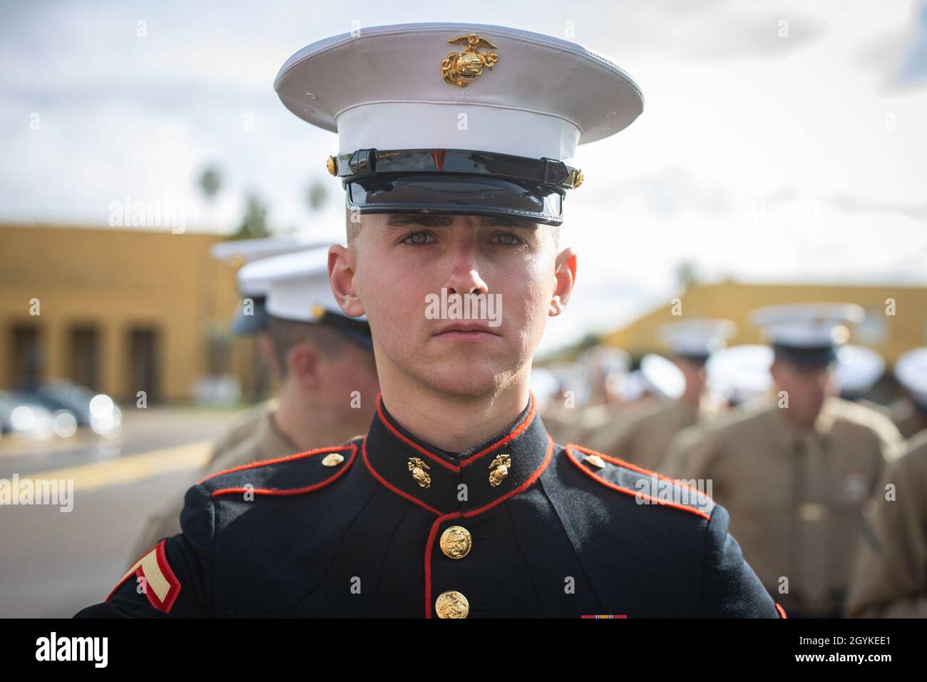 Pfc. Jesse M. Galvin, the 19-year-old guide from platoon 3229, Kilo ...