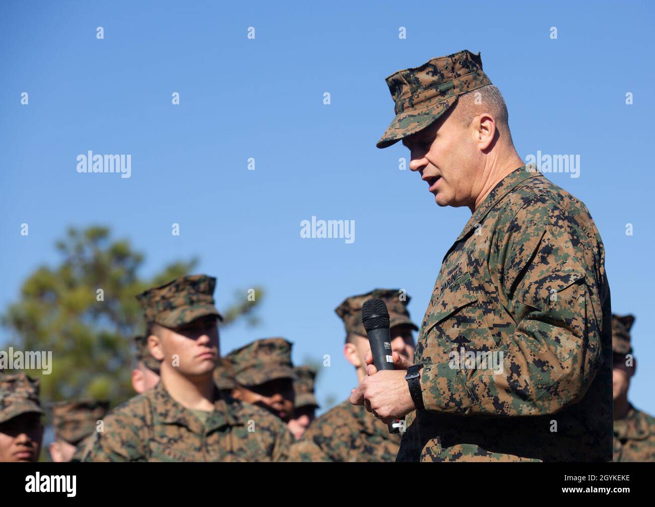 U. S. Marine Corps Maj. Gen. David J. Furness, commanding general of ...