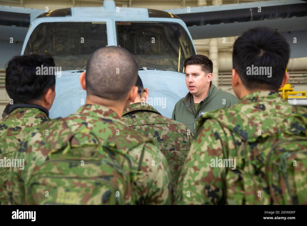 U.S. Marine Corps Capt. Jacob Coffey, a pilot training officer with ...