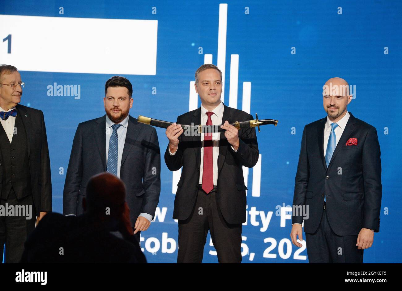 Warsaw Security Forum 2021. The Freedom Knight Award ceremony presented ...