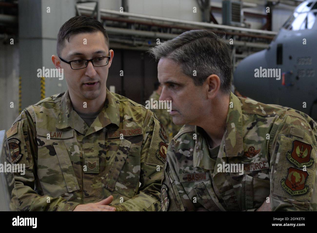 U.S. Air Force Lt. Gen. Steven Basham, U.S. Air Forces in Europe-Air ...