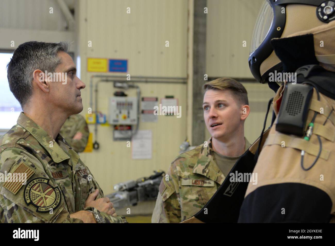 U.S. Air Force Lt. Gen. Steven Basham, U.S. Air Forces in Europe-Air ...