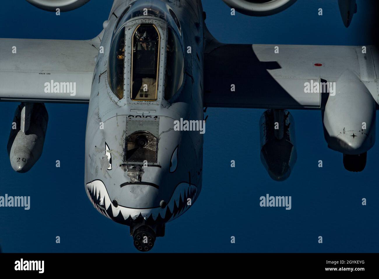 A U.S. Air Force A-10 Thunderbolt II flies above the U.S. Central ...