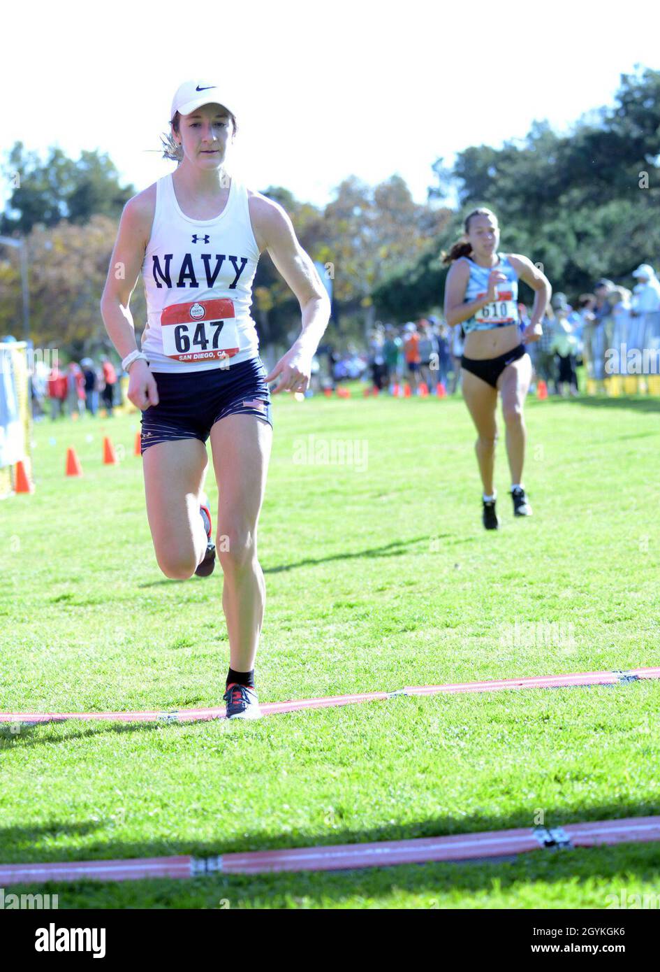 Navy Lt. j.g. Rachel Viger of the Naval Operations Support Center ...