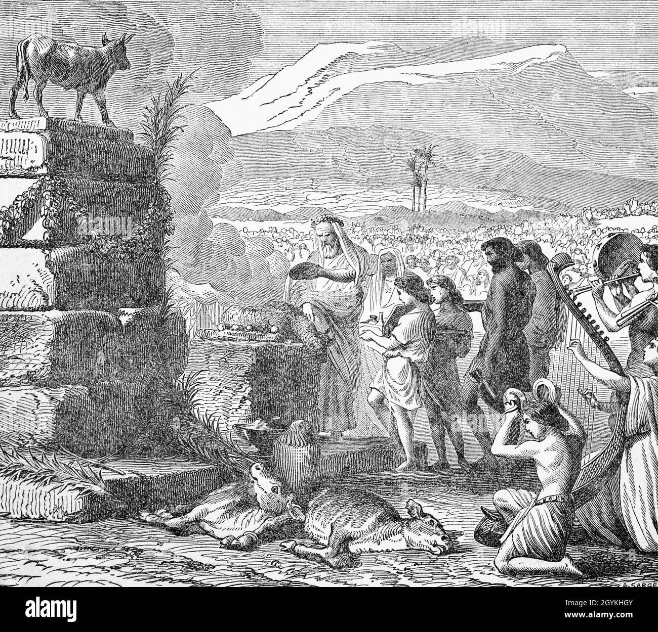 Kicking The Head Of The Golden Calf Moses