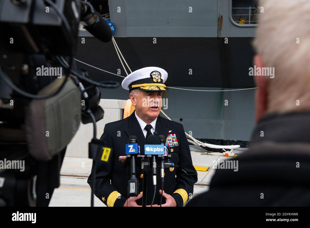 SAN DIEGO (Jan. 20, 2020) Rear Adm. Michael Boyle, commander Carrier ...