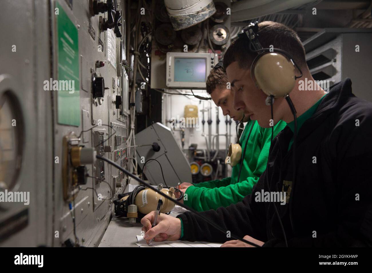 Catapult control room hi-res stock photography and images - Alamy