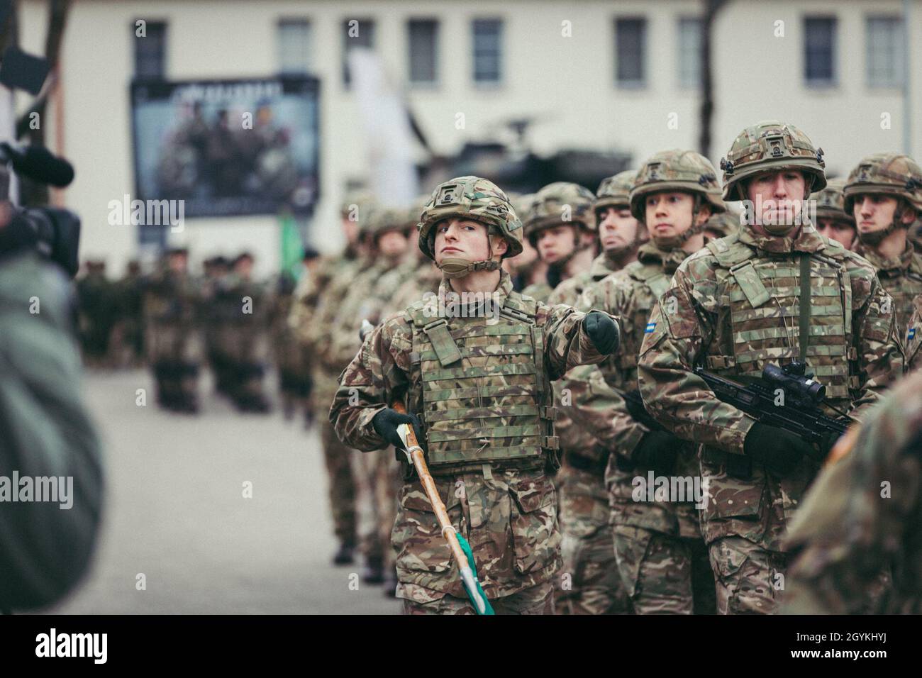 British Soldiers, assigned to the Balaklava Troop, C Squadron, also ...