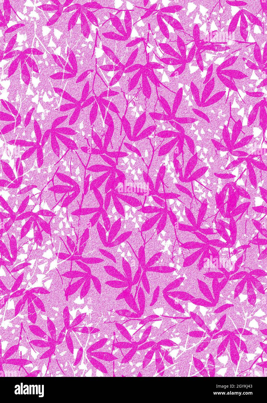 Pattern of floral pink poster background Stock Photo - Alamy