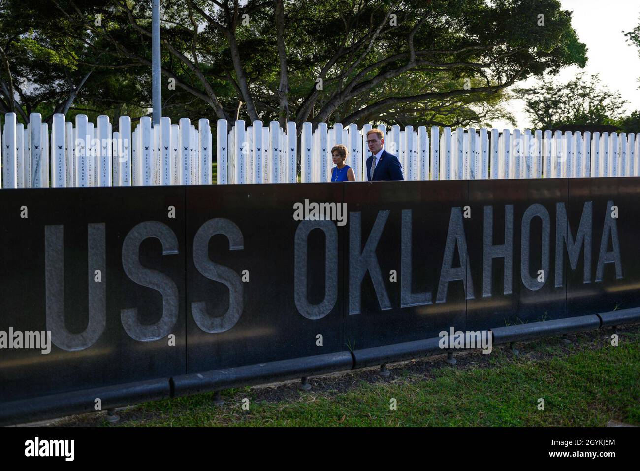 Uss oklahoma memorial hi-res stock photography and images - Alamy