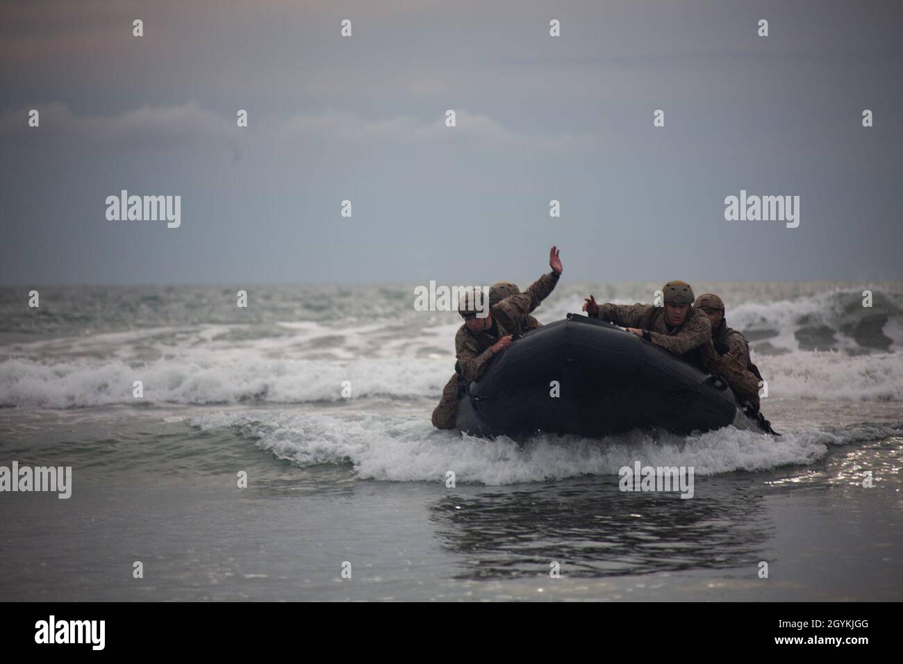 U.S. Marines with 1st Reconnaissance Battalion, 1st Marine Division ...