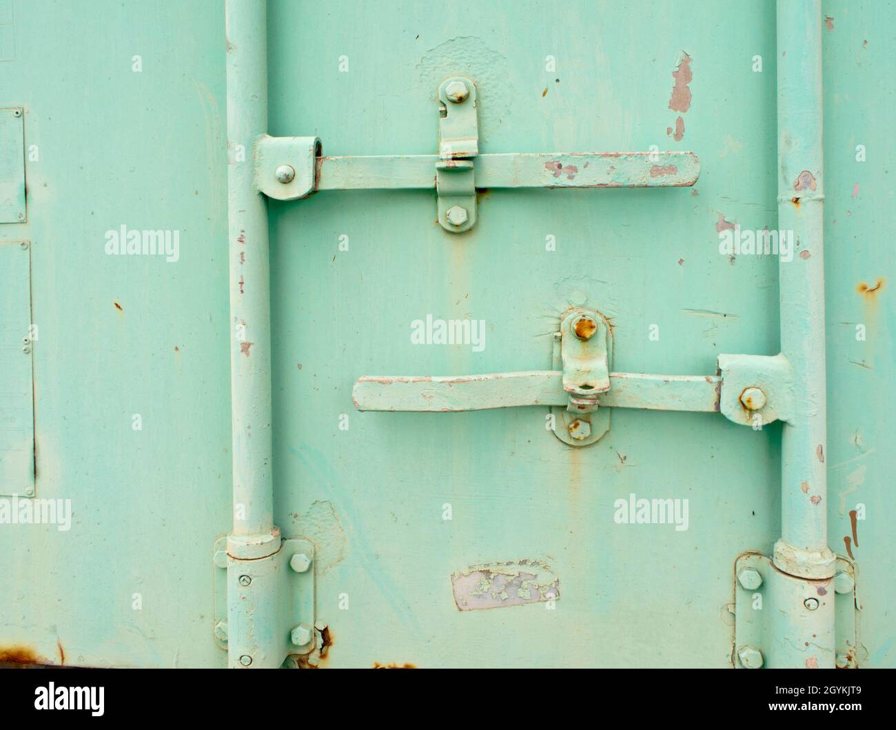 Container door lock handle hi-res stock photography and images - Alamy