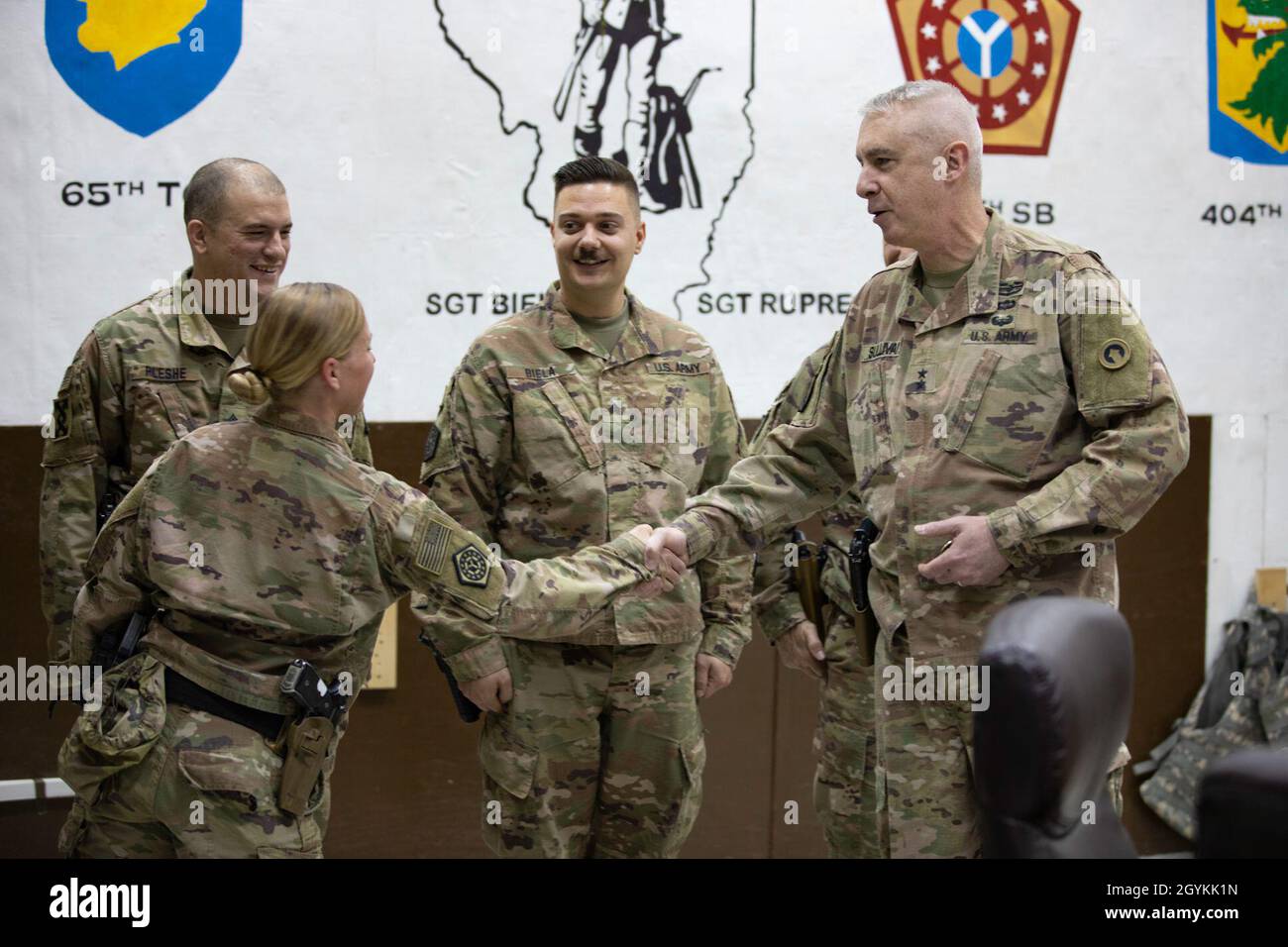 Sgt. Amanda Ruprecht with the 108th Sustainment Brigade, Task Force ...