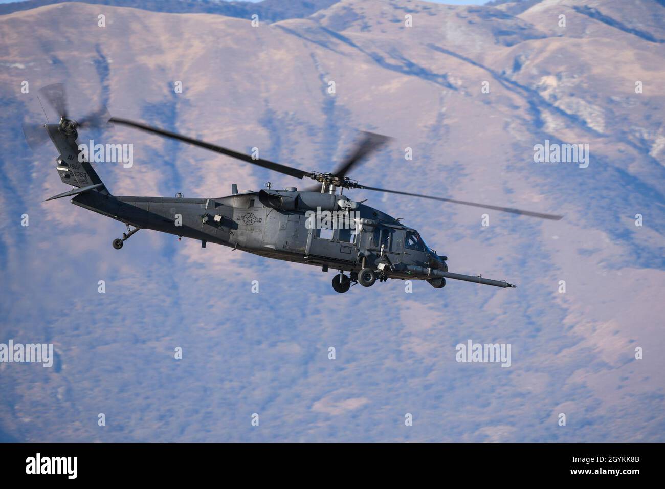 An HH-60G Pave Hawk helicopter operated by the 56th Rescue Squadron ...