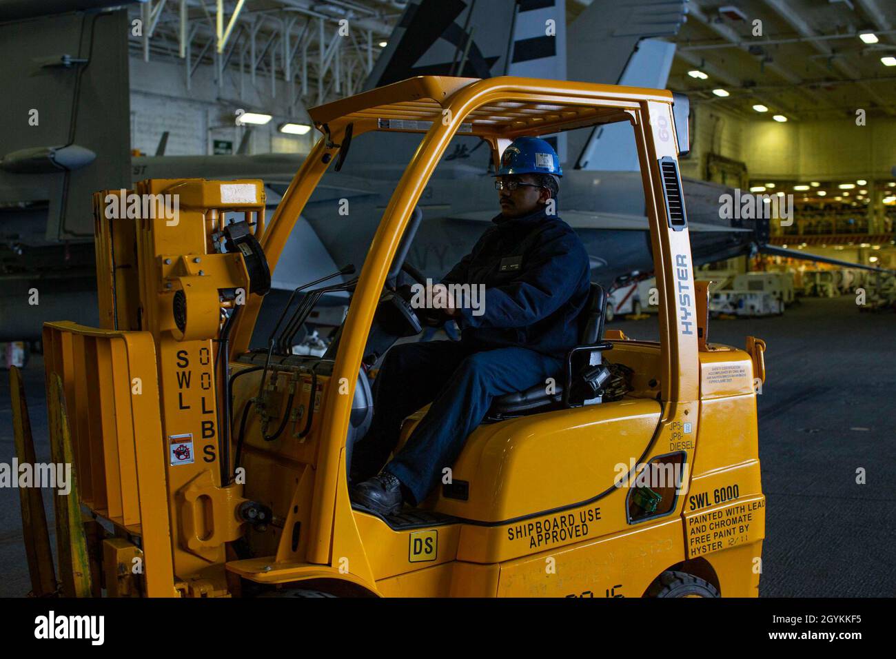 ATLANTIC OCEAN (Jan. 21, 2020) Aviation Support Equipment Technician ...