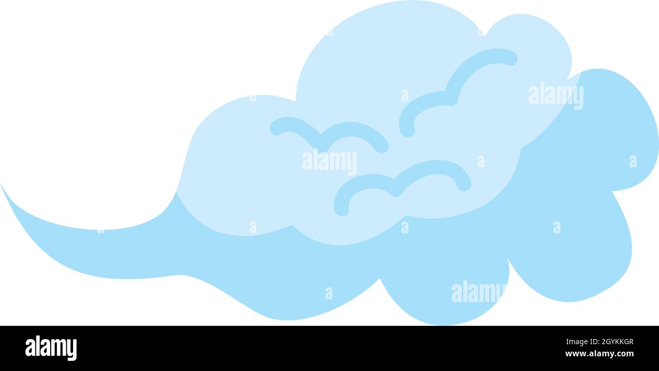 cloud sky blue color icon Stock Vector Image & Art - Alamy