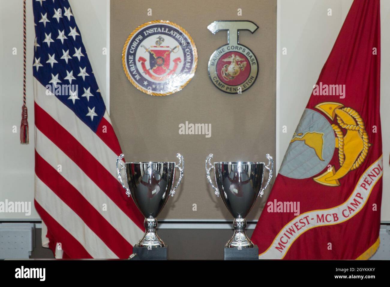 Trophies for the Marine Corps Base Camp Pendleton’s Male and Female ...