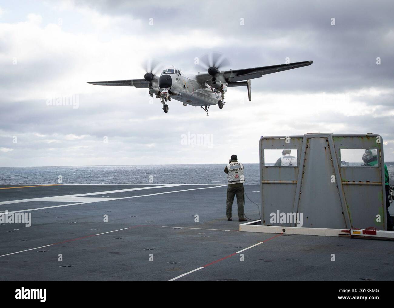 ATLANTIC OCEAN (Jan. 21, 2020) A C-2A Greyhound, assigned to Air Test ...